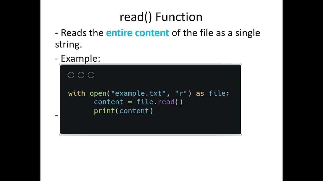 File handling Using Python - YouTube