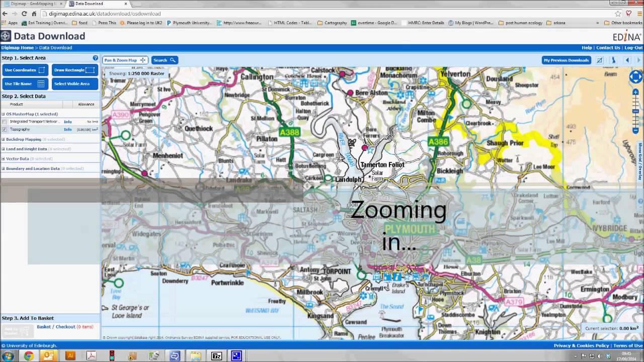 using digimap - YouTube