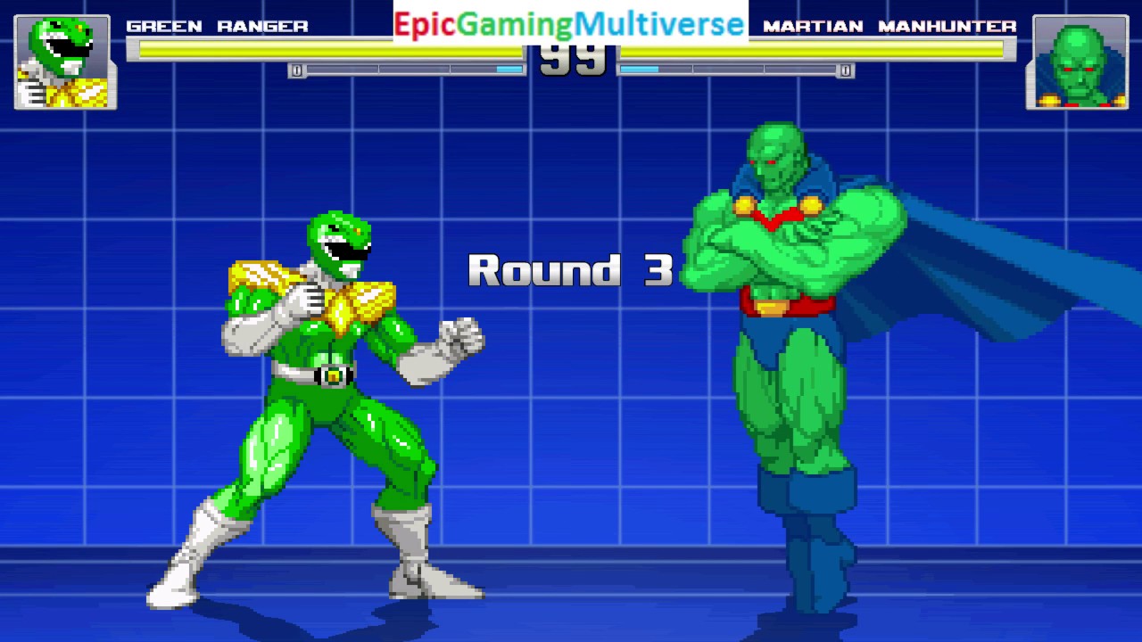 Martian Manhunter VS The Green Ranger From The Power Rangers Series In ...