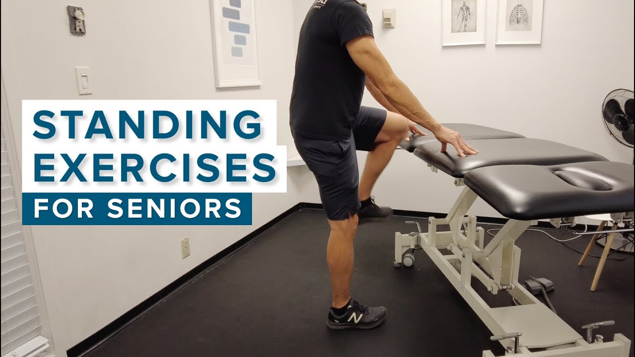 7 Min. Challenging Standing Exercises for Older Adults & Seniors - YouTube