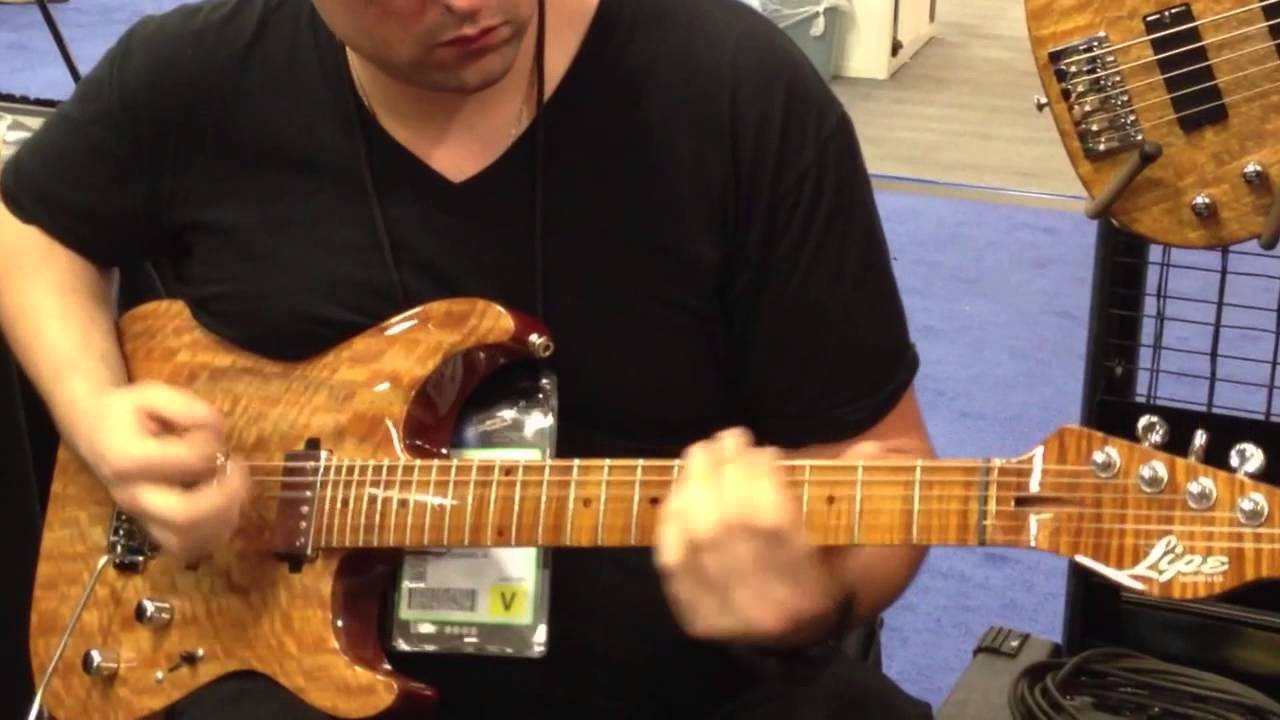 Marcus Rezak playing Lipe Guitars USA, at The NAMM Show 2013 - YouTube