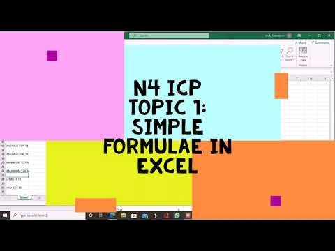 New Syllabus Intro CP N4 Topic 1 Basic formula MS Excel - YouTube