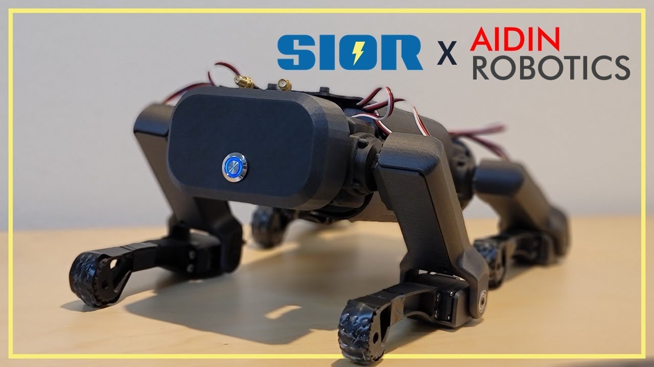 [SIOR Quadruped] 사족보행 로봇 Spot Micro (with Aidin Robotics) - YouTube