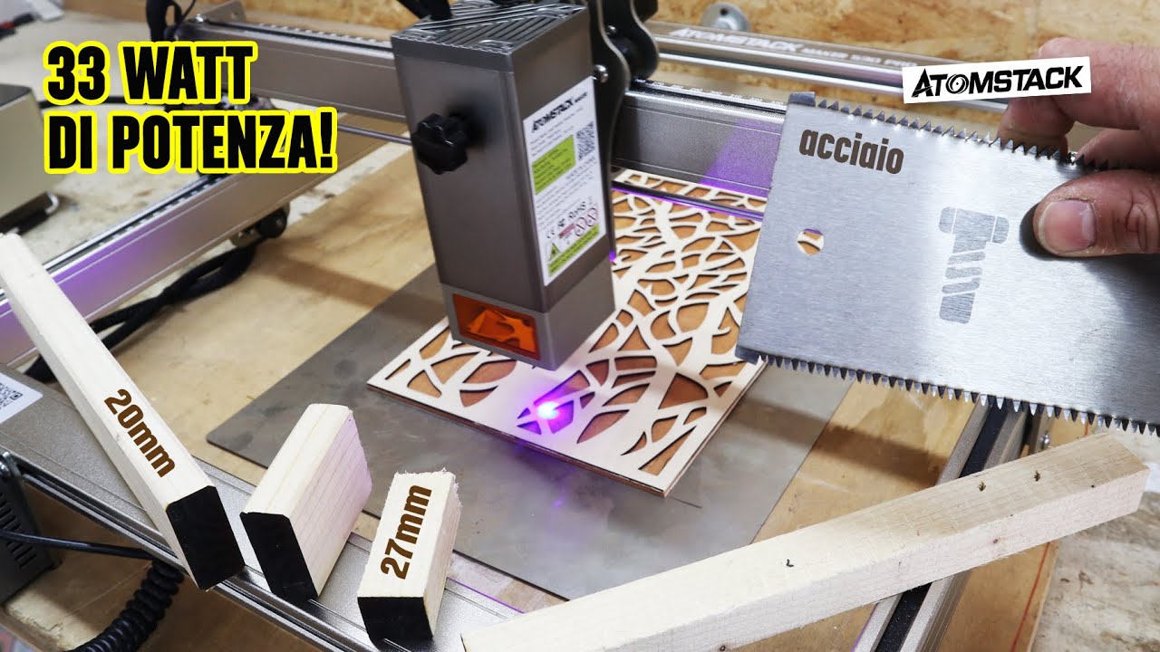 Atomstack S30 PRO: la POTENZA laser che cambia il mio punto di vista ...