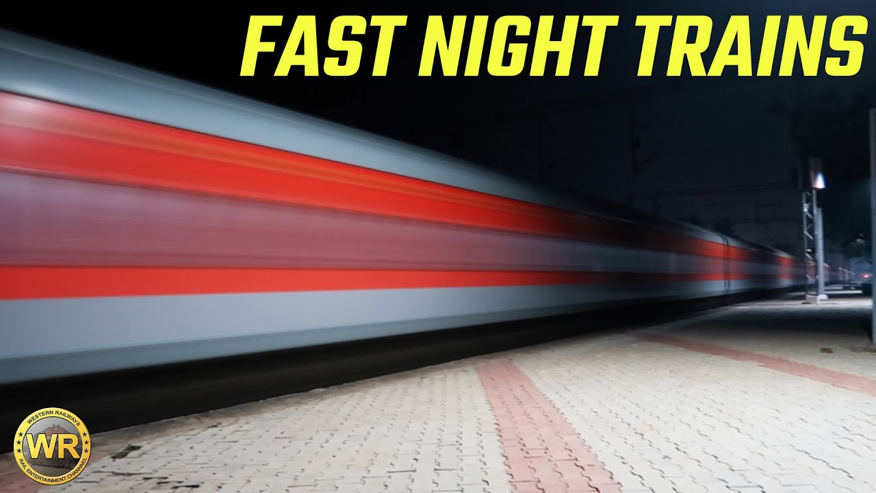 Fast Night Trains | Delhi - Rewari | Winter Railways - YouTube