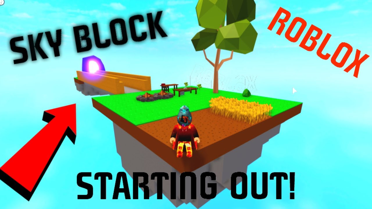 Playing Roblox Skyblock For The First Time! - YouTube