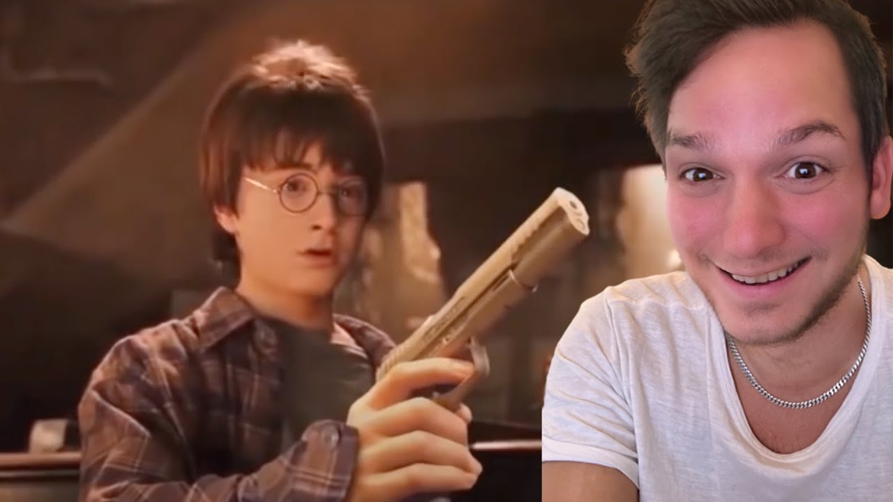 I’m Totally LOSING IT While Watching Harry Potter With Guns - YouTube