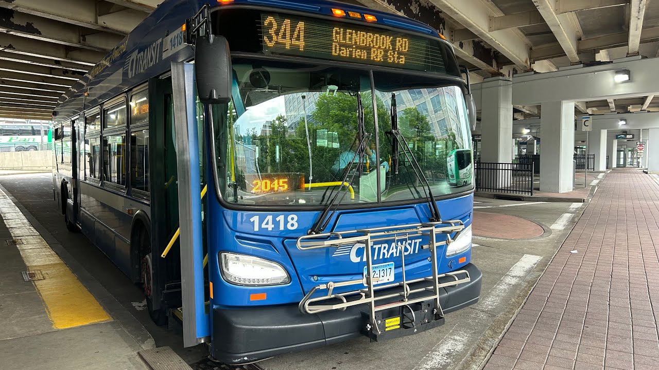 CTTransit: On Board 2014 New Flyer XDE40 Hybrid Xcelsior #1418 On Bus ...