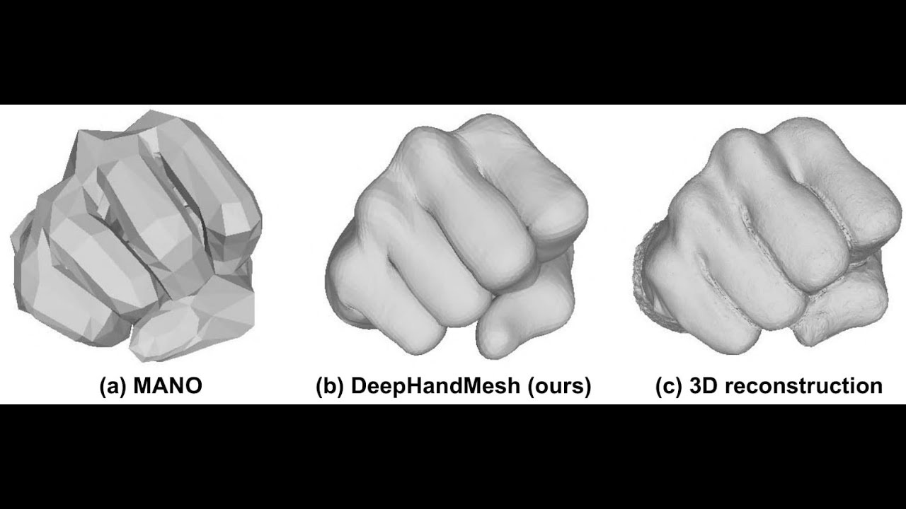 DeepHandMesh (Weakly-Supervised High-Fidelity Hand Mesh Modeling. ECCV ...