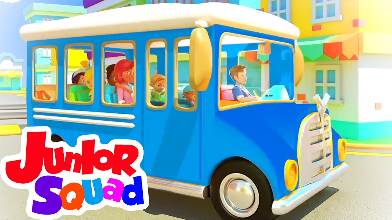 Wheels On The Bus Go Round And Round + More Nursery Rhymes for Kids ...