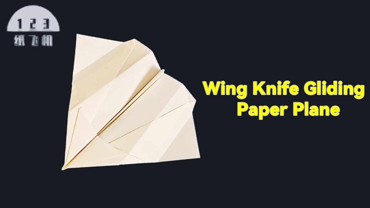 "Night Star Paper Airplane" tutorial, fly higher and farther! - YouTube