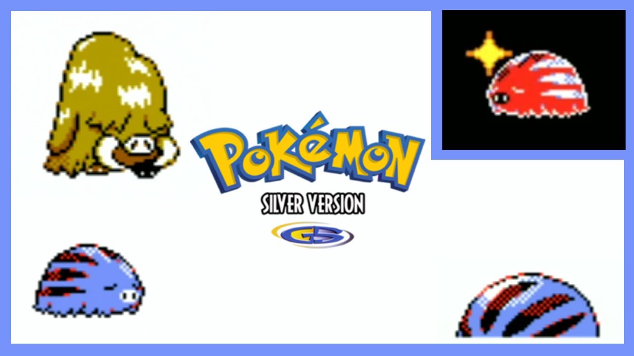 Shiny Swinub in Pokemon Silver after only 8428 RE's!!! - YouTube