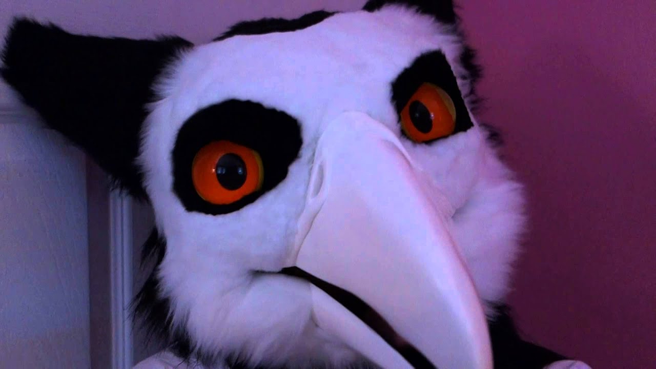 Skeletal Gryphon Fursuit Jaw Test - YouTube