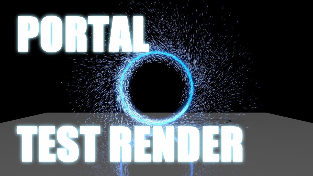 Portal / Test Render / LightWave 2018 - YouTube