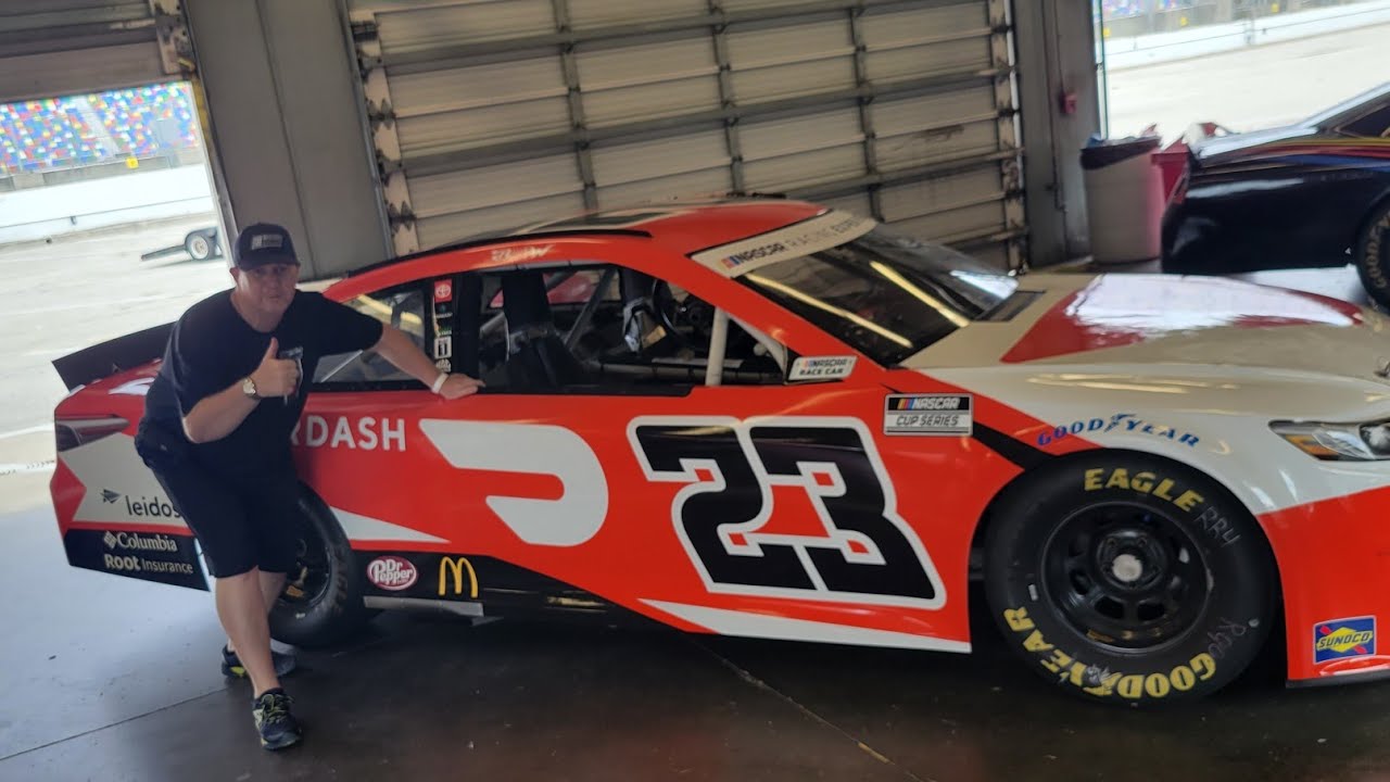 LIVE : Walk around the Nascar Racing Experience - IRL - YouTube