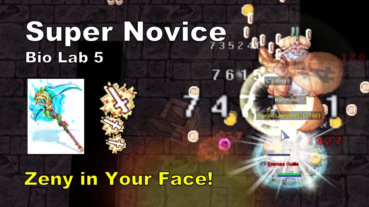 [BB iRO] Super Novice - "Zeny in Your Face Bio Lab 5!" - IRO Chaos ...