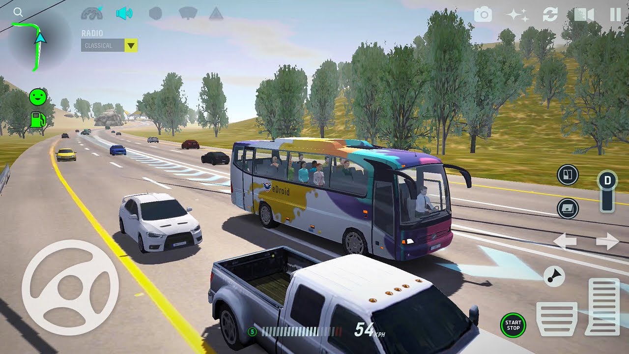 Bus Simulator PRO: Buses (MAX) | Las Vegas - Sacramento Trip - YouTube