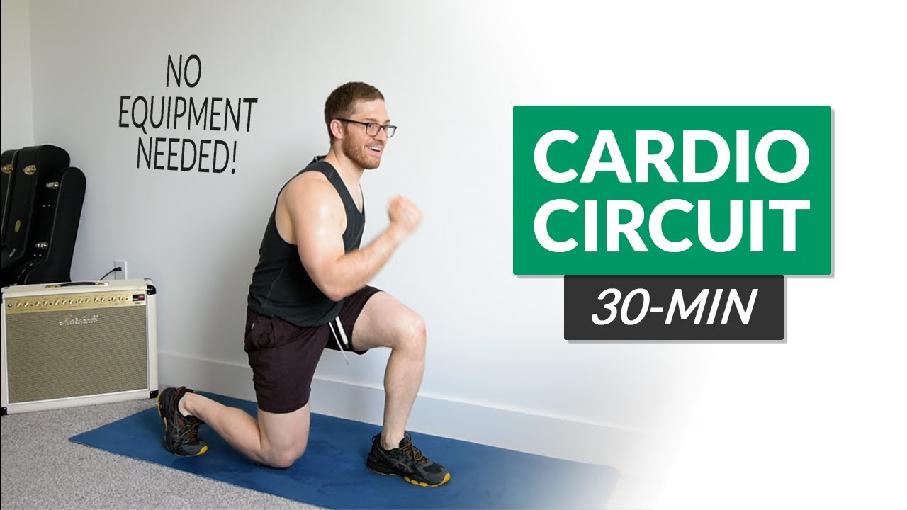 30-Minute Cardio Workout - circuit training for recovery (No equipment ...