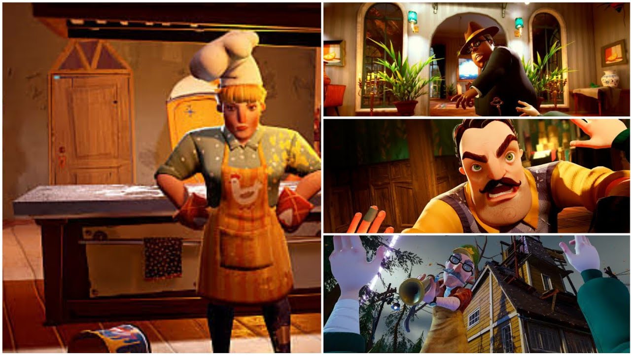 HELLO NEIGHBOR 2 : CAUGHT BATTLE #play4kids - YouTube