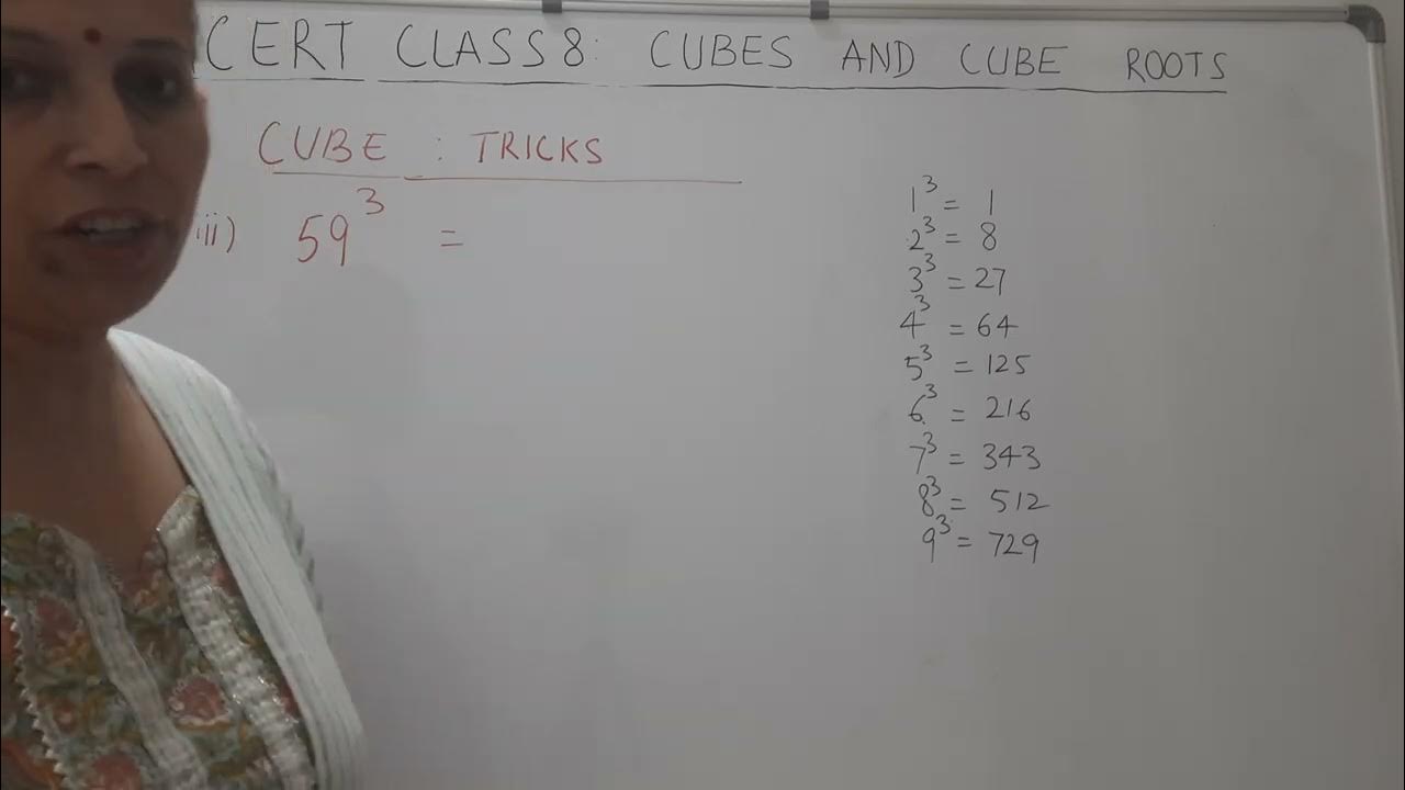 CLASS 8: CUBES AND CUBE ROOTS (21) TRICKS TO FIND CUBES AND CUBE ROOTS ...