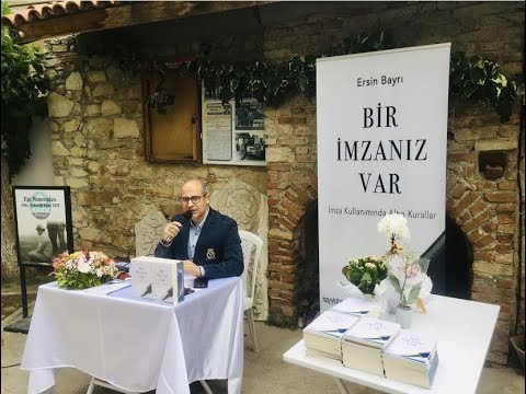 BİR İMZANIZ VAR - Kitap Söyleşisi ve İmza Günü (21 Mayıs 2022) #BirİmzanızVar #İmza #ErsinBayrı