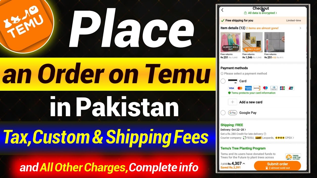 How to Place an Order on Temu in Pakistan | Does Temu Ship to Pakistan ...
