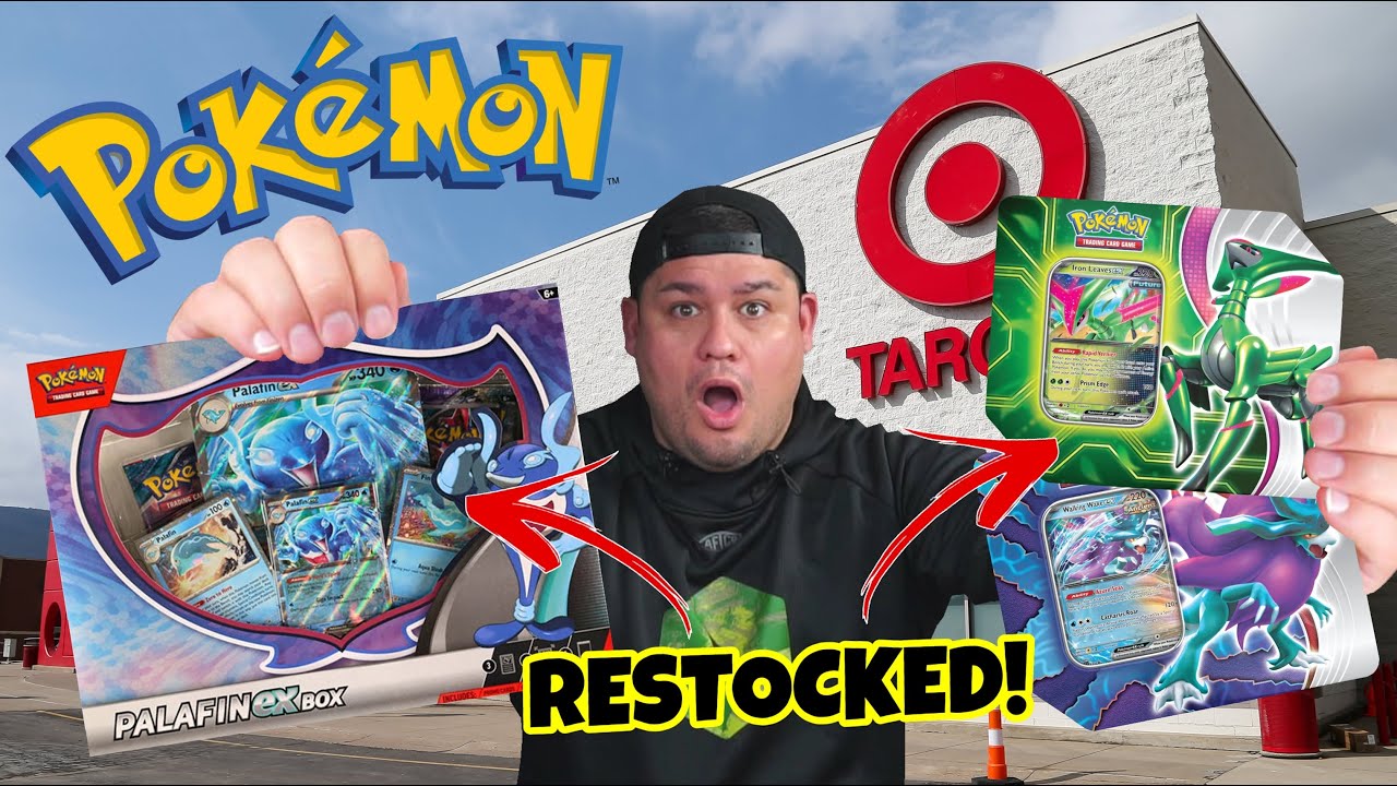 TARGET Finally RESTOCKED These POKEMON Tins an Boxes - YouTube