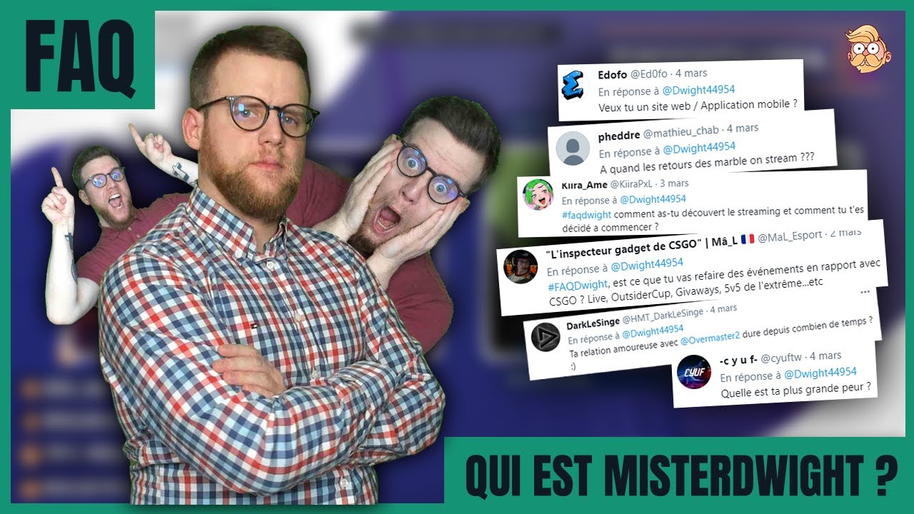 F.A.Q - Qui est RÉELLEMENT Mister Dwight - YouTube