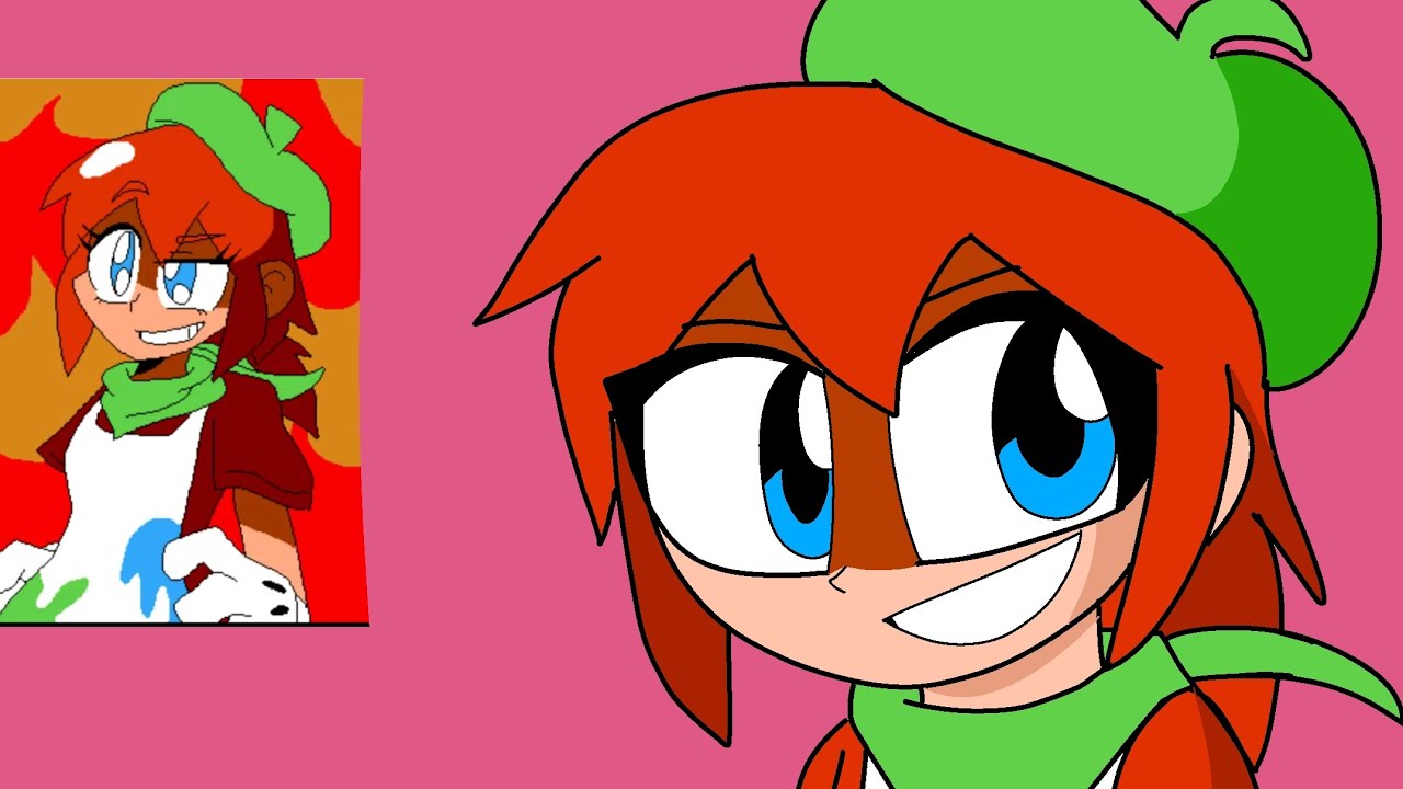 dibujé a pepper-girl de pizza tower (mod) - YouTube