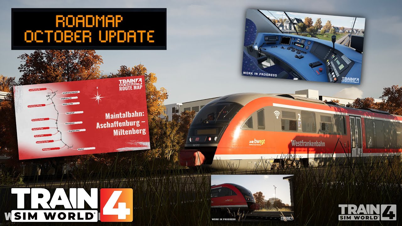 Train Sim World 4 ROADMAP | MAINTALBAHN angekündigt | Baureihe 642 ...