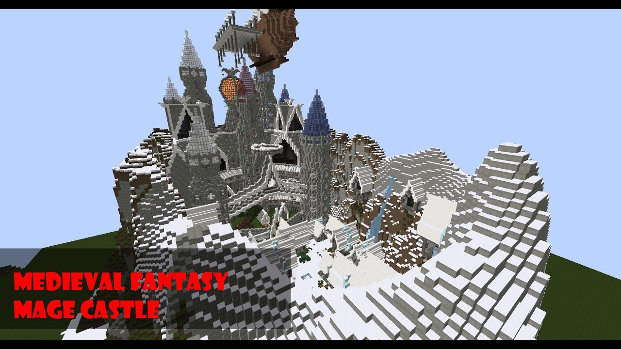 Minecraft :: Mage Castle/Town - YouTube
