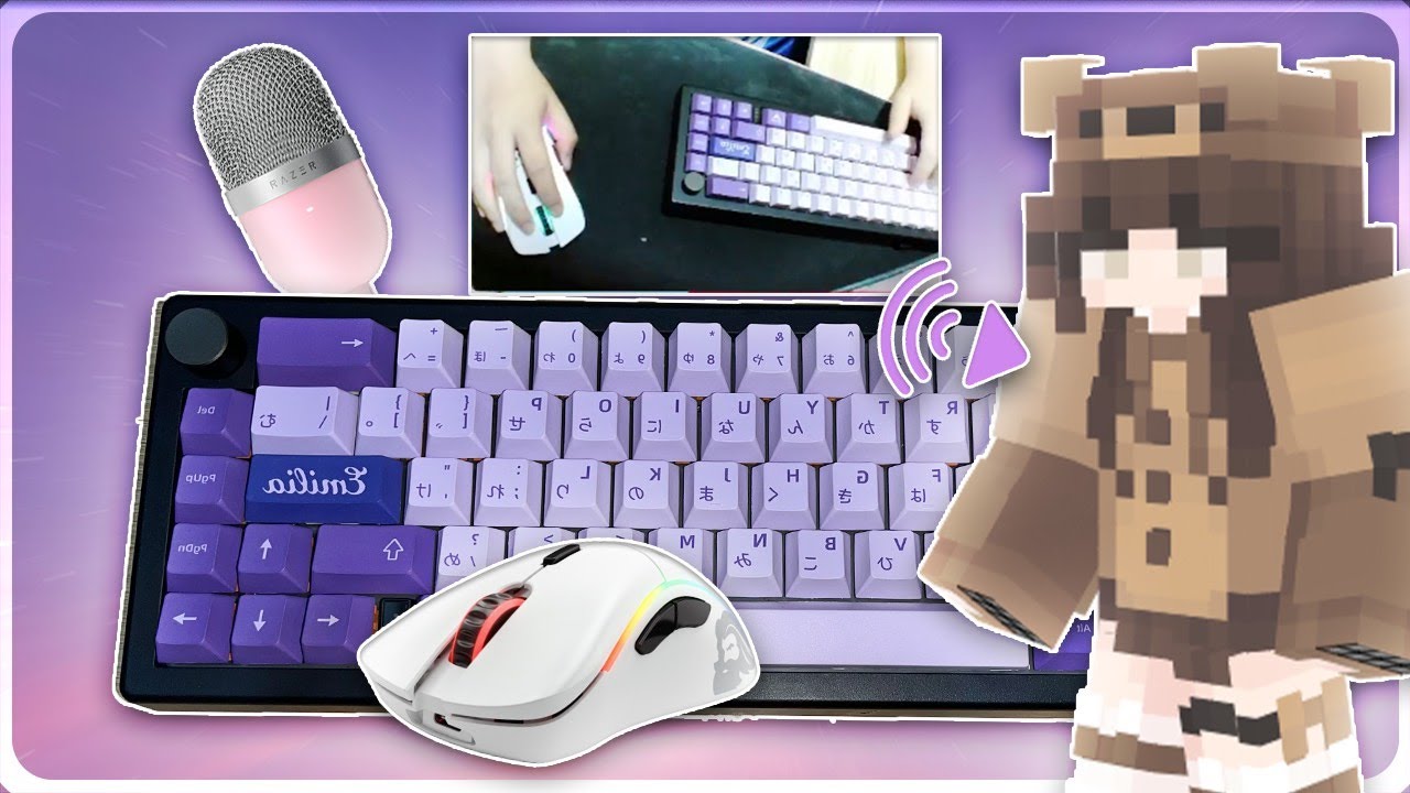 Keyboard + Mouse ASMR Sounds (Handcam) | 3FMC Bedwars - YouTube