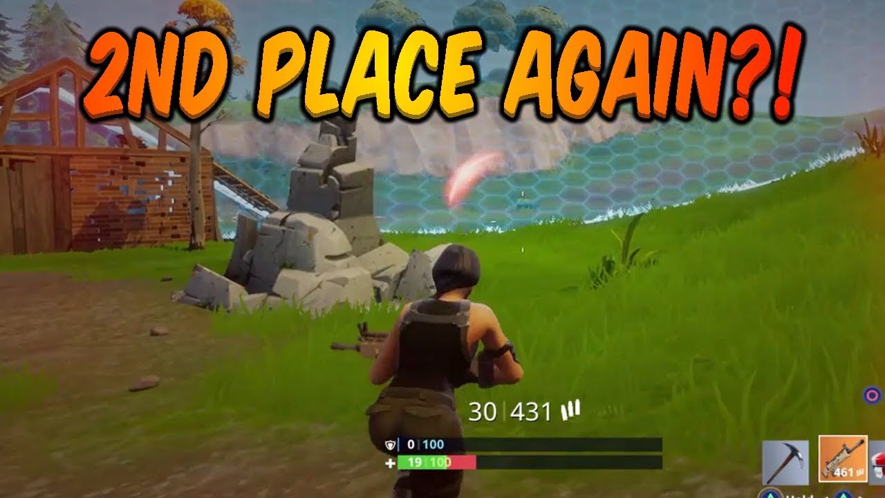 2ND PLACE AGAIN?! - [Fortnite #8] - YouTube