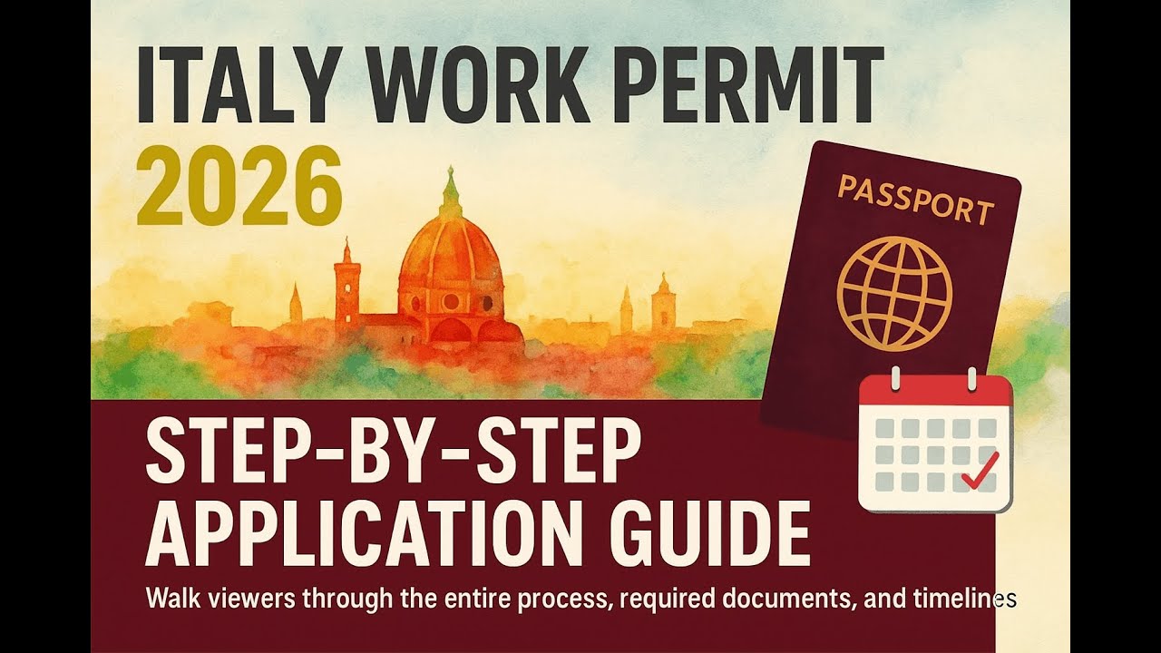 Italy Work Permit 2026 🔥 | Complete Application & Job Guide - YouTube