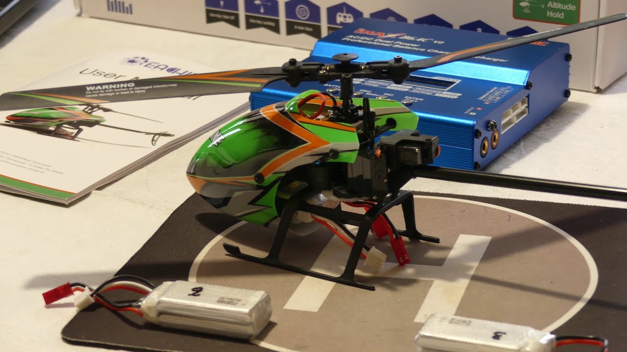 NEW EACHINE E130 ALTITUDE HOLD FLYBARLESS 4ch IDEAL FOR BEGINNERS RC ...