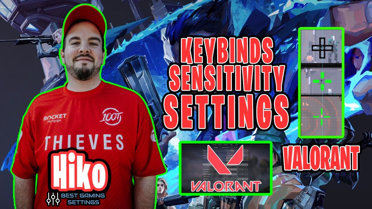 100T Hiko Valorant Settings Sensitivity Keybinds Crosshair and Setup ...