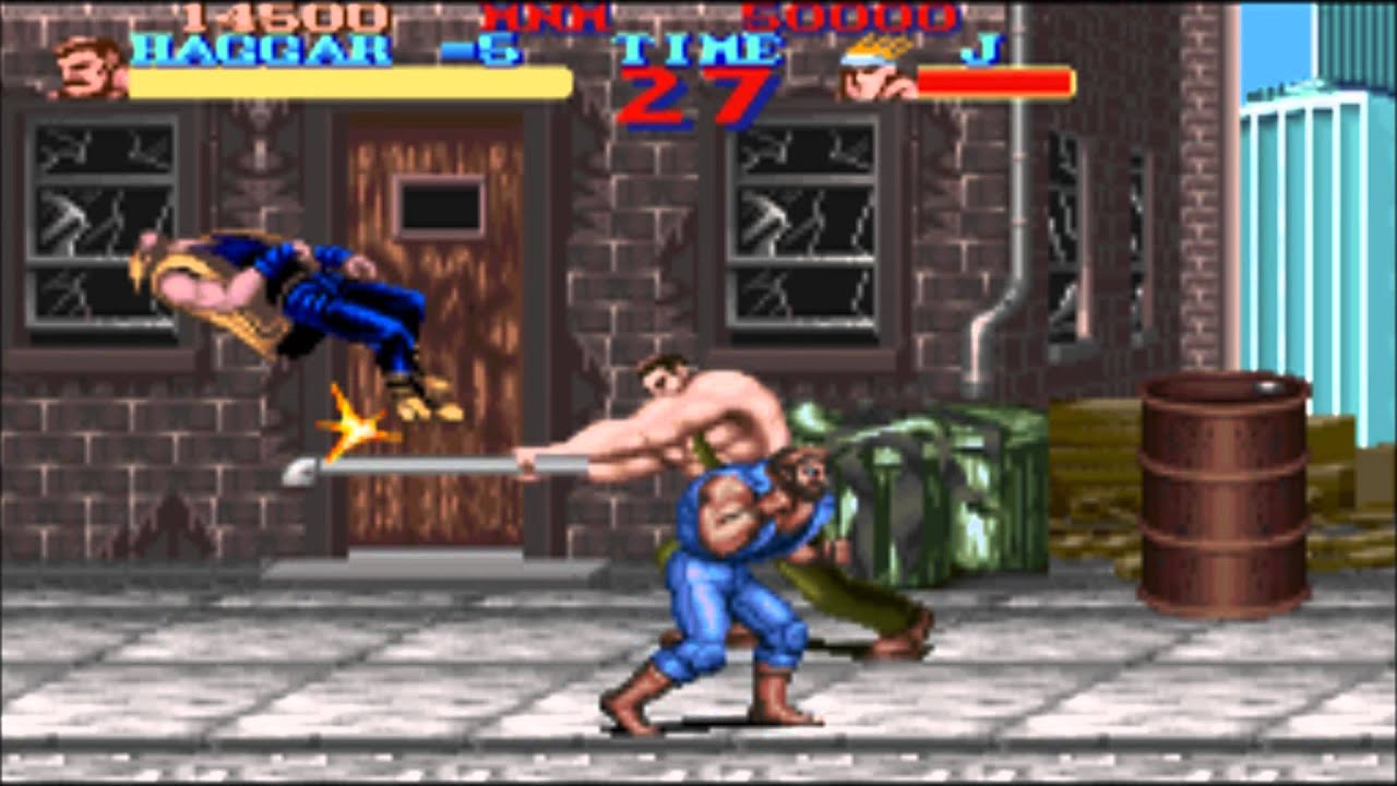 [SNES] Final Fight (1990) - YouTube