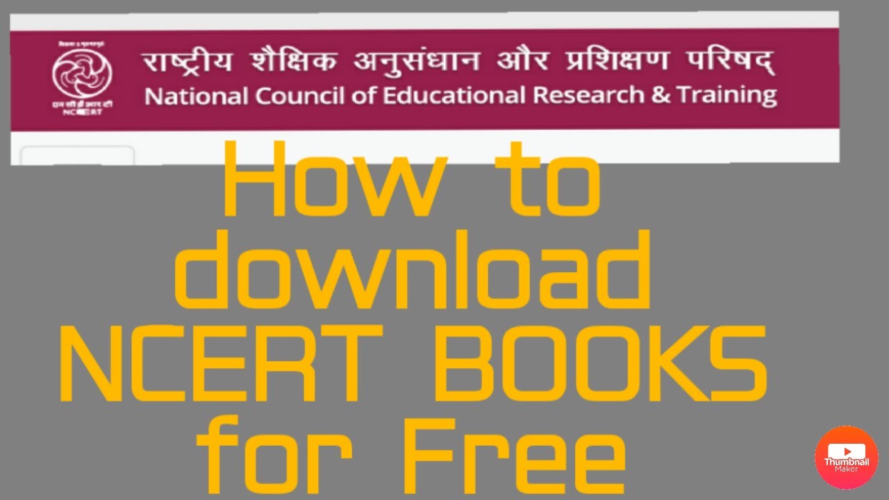 How to download NCERT Books free - YouTube