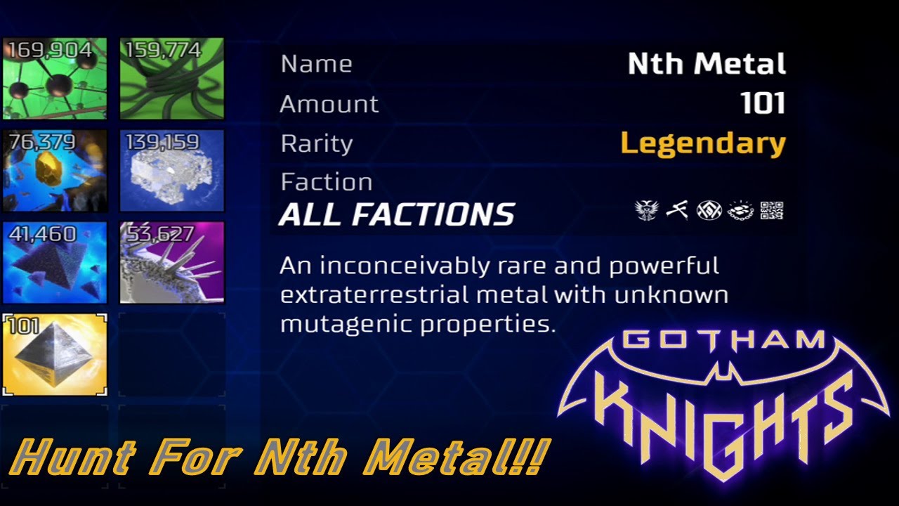 We Need That Nth Metal! Gotham Knights - YouTube