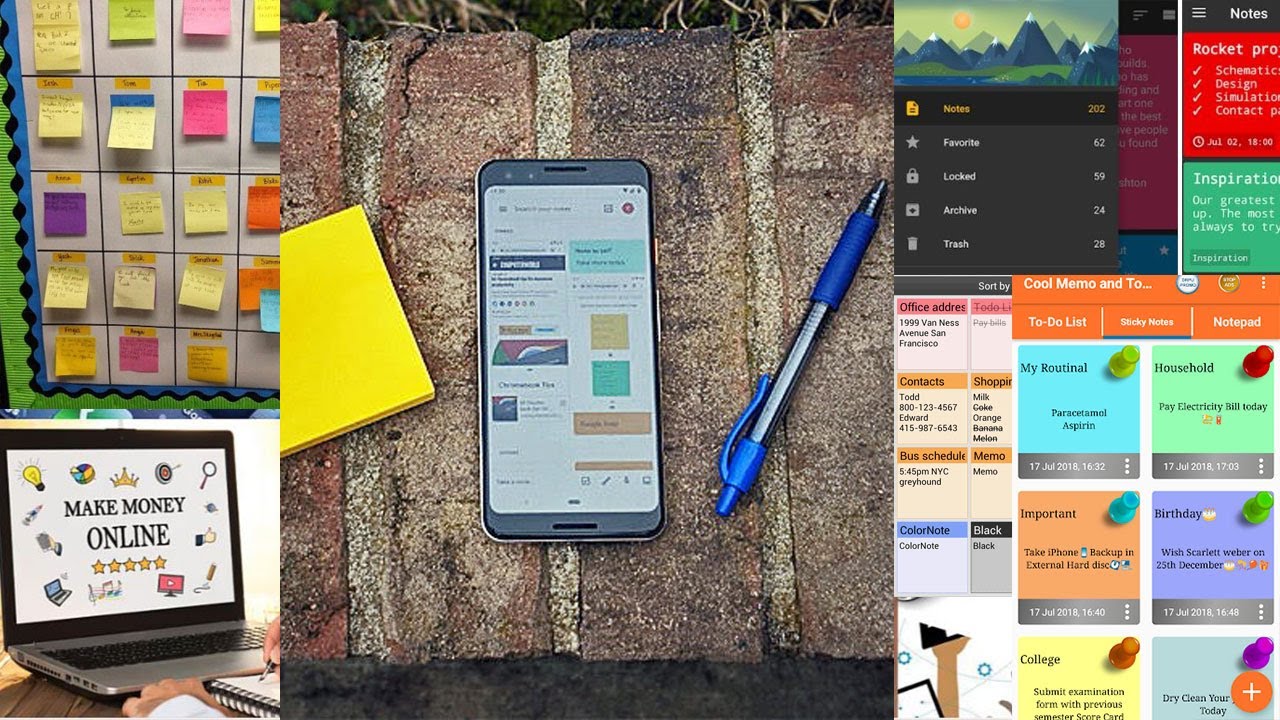 How To Make Colorful Notes On Android Phones - YouTube