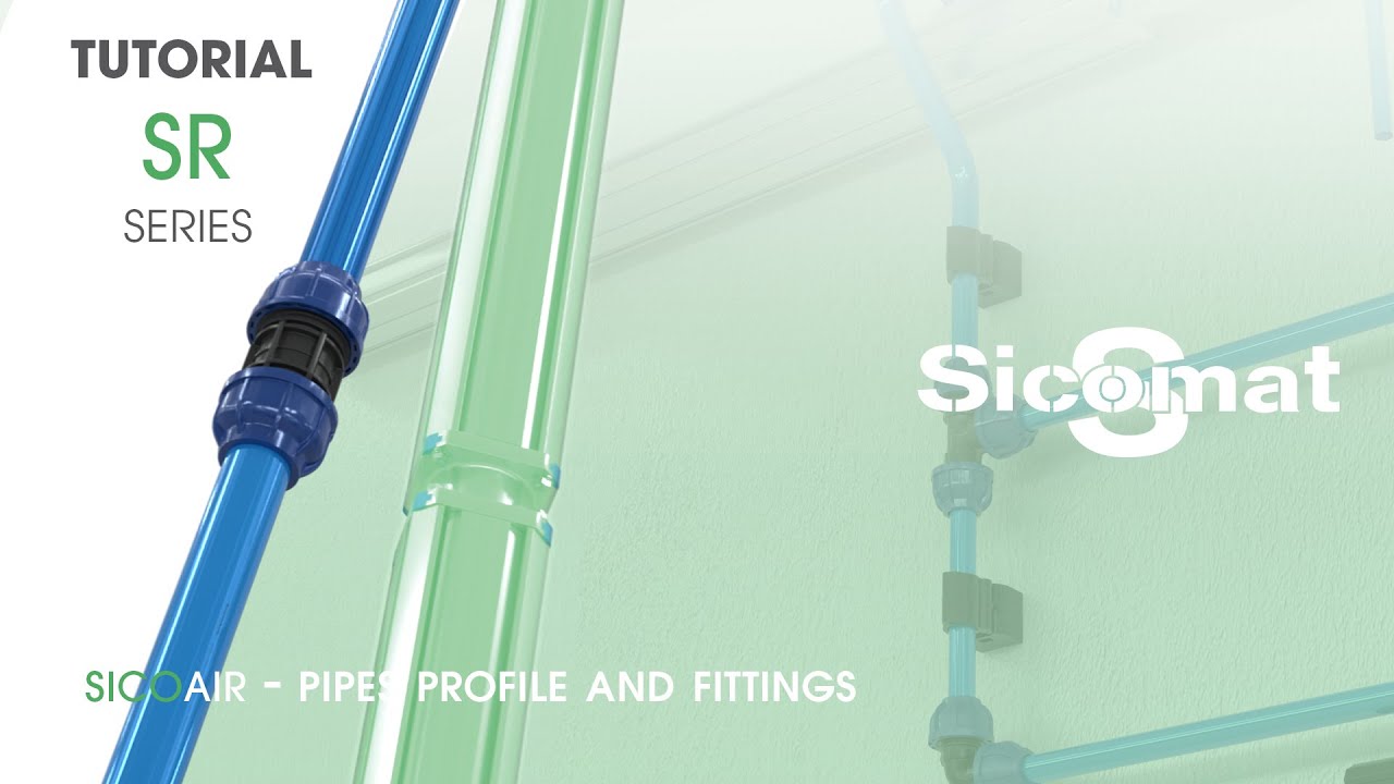 SICOMAT SicoAir Line - SR Series, Pipes Installation - YouTube