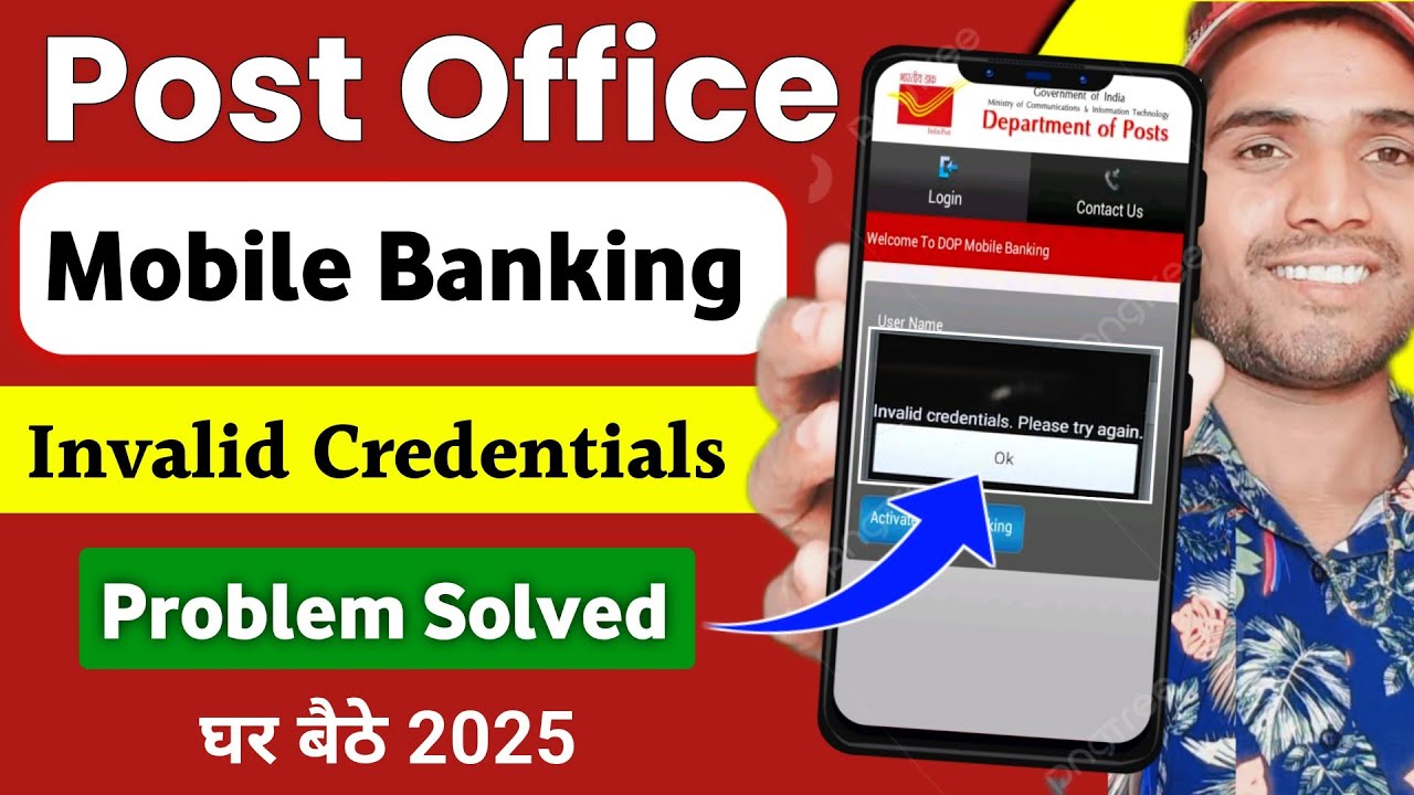 Post Office Mobile Banking Invalid Credentials | post office mobile ...