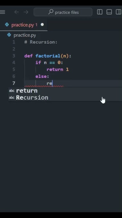 Recursion Python Pythonprogrammingcodinglearnpython Pythonforbeginners Youtube