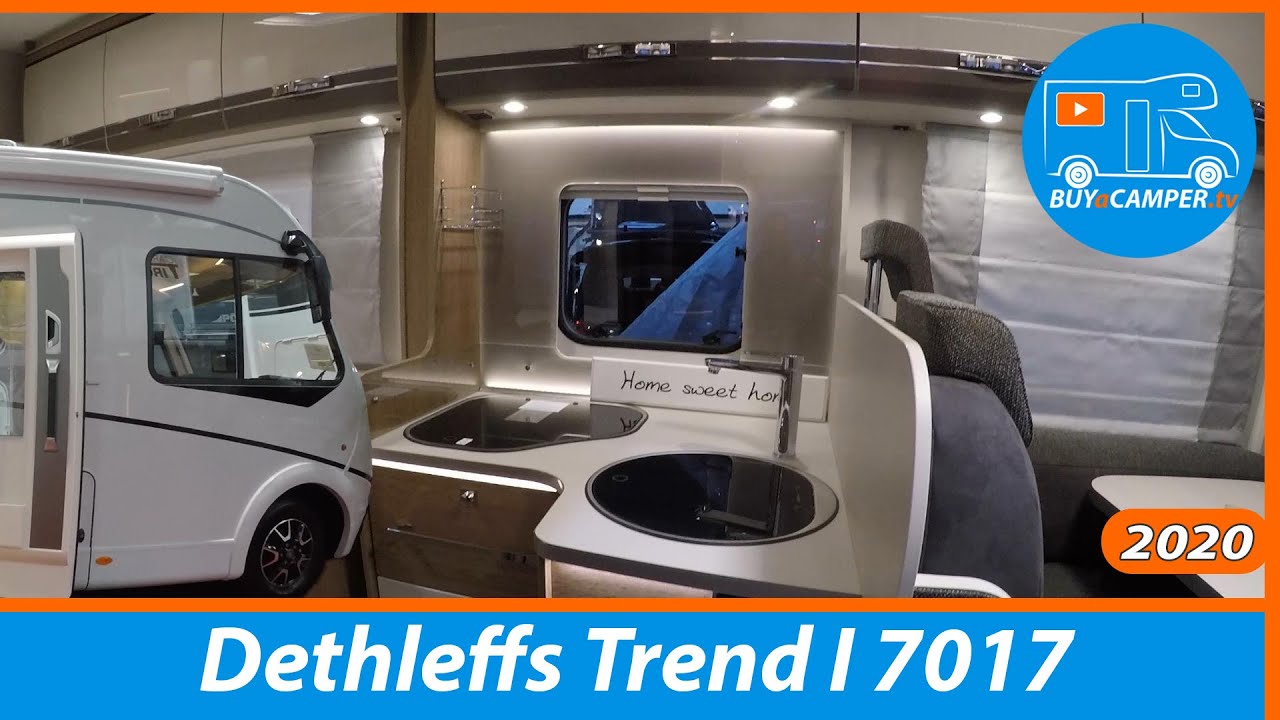 Motorhome Tour | Dethleffs Trend I 7017 | Integrated | Caravan Salon ...