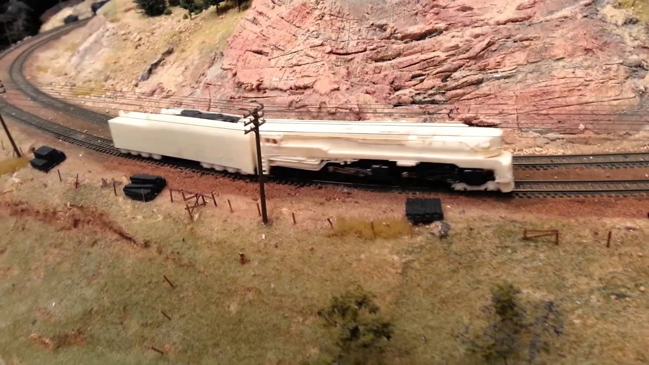 N SCALE SCRATCH BUILT/LONE TEST - YouTube