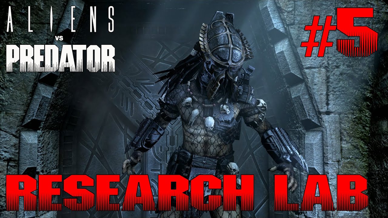 AVP Aliens vs Predator NIGHTMARE Predator Mission 5: Research Lab ...