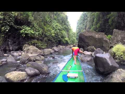 Canoeing on the Pagsanjan Falls, Luzon Island, Philippines - YouTube