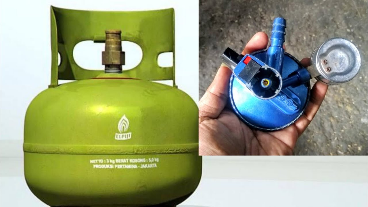 Tanda regulator gas bocor - YouTube