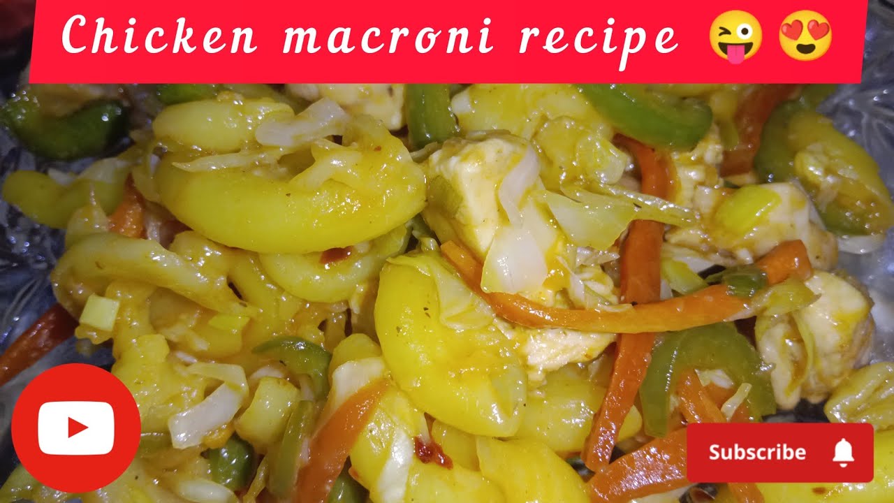 chicken macroni recipe @HajraIrfan-dh8zs @5MinuteRecipesOfficial ...