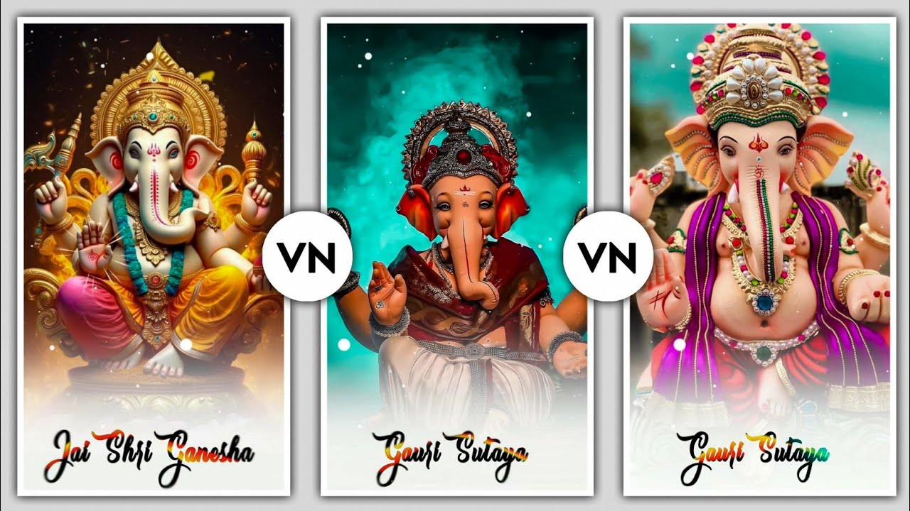 Ganesh Chaturthi Video Editing in VN App | Ganpati Bappa Status Editing ...
